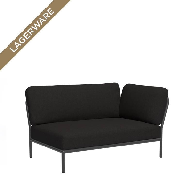 Houe LEVEL Lounge Sofa-Element mit Armlehne links, Bezug dark grey